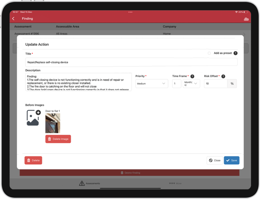 Risk Assessment App - Risk Warden